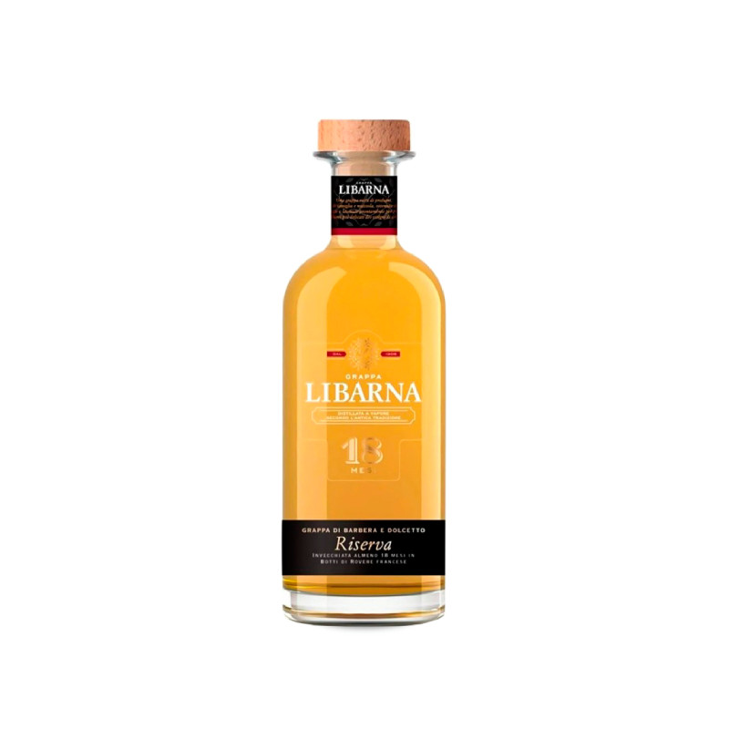 Grappa Libarna 18 Mesi Riserva . Buy grappa produced in
